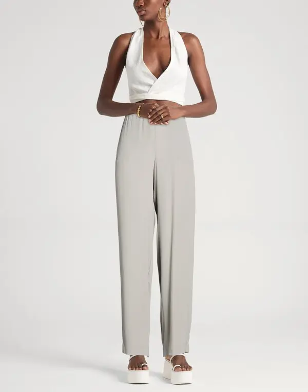 OTTOD'AME Acetate And Silk Pants - Grey