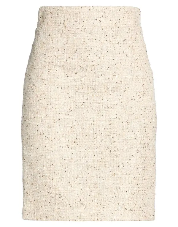TAGLIATORE 02-05 Mini Skirt With Sequins And Rear Slit