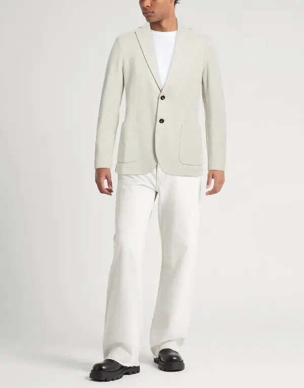CIRCOLO 1901 Blazer Size Cotton, Linen, Polyamide - Grey