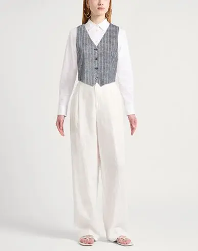 CIRCOLO 1901 Tailored Cotton-elastane Vest - Blue
