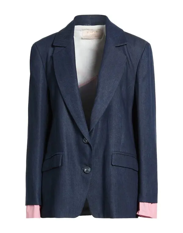 KAOS Lyocell Denim Blazer - Blue