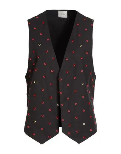 ALYSI Tailored Vest With Appliqués
