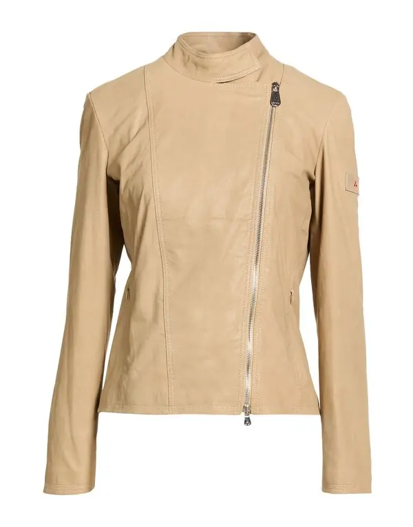 Peuterey Leather Biker Jacket