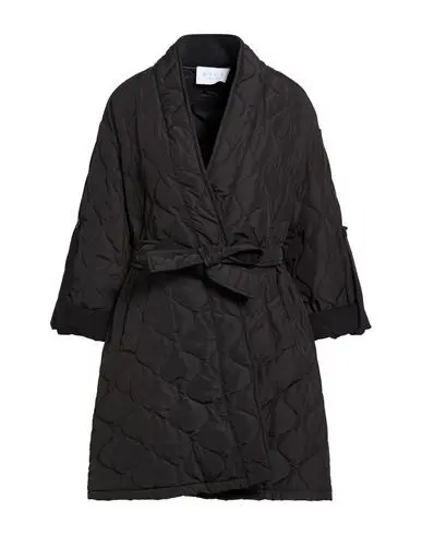 KAOS Padded Belted Coat - Black
