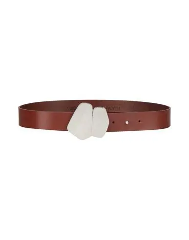 ALYSI Leather Belt - Brown