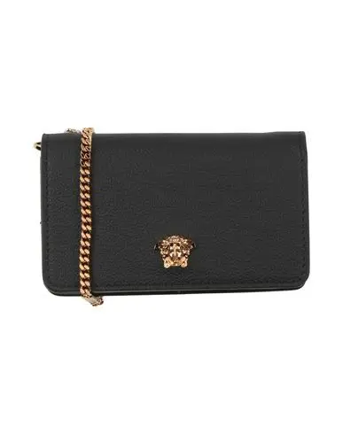 Versace Crossbody Wallet Plum Calfskin - Black