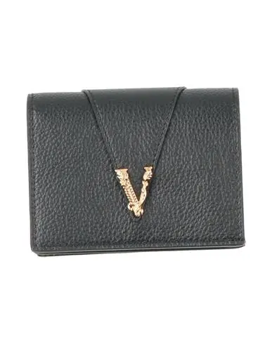 Versace Wallet Calfskin - Black