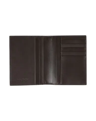 Giorgio Armani Wallet Dark Lambskin