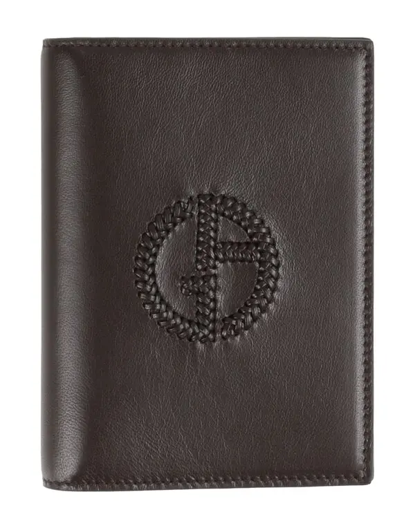 Giorgio Armani Wallet Dark Lambskin