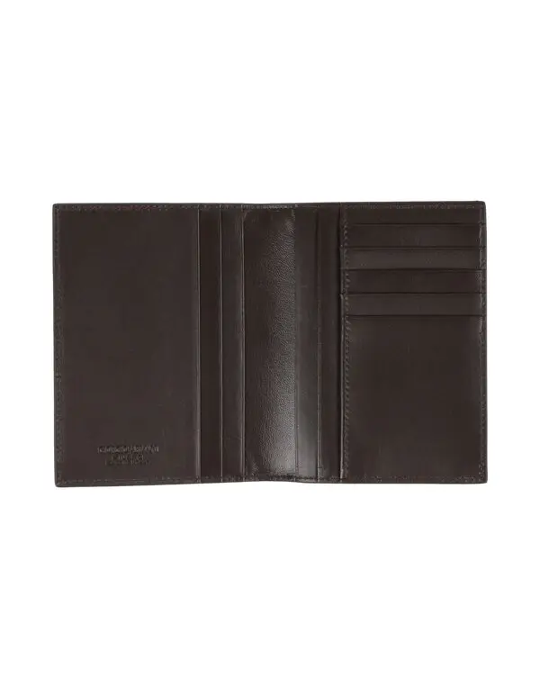 Giorgio Armani Wallet Dark Lambskin