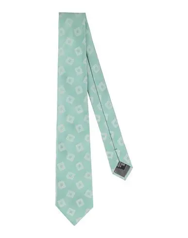 Emporio Armani Checked Light Silk Necktie - Green
