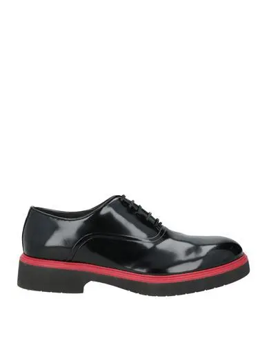 FERRAGAMO Lace-up Shoes Size Calfskin - Black