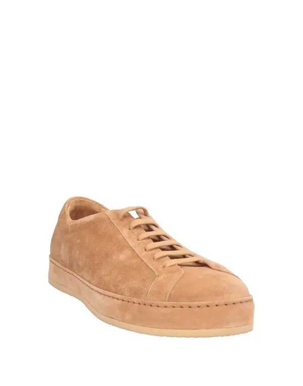 Tagliatore Low-top Suede Sneakers - Beige