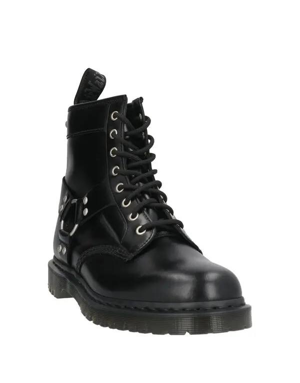 Dr. Martens 1460 Harness Aniline Leather Ankle Boots - Black