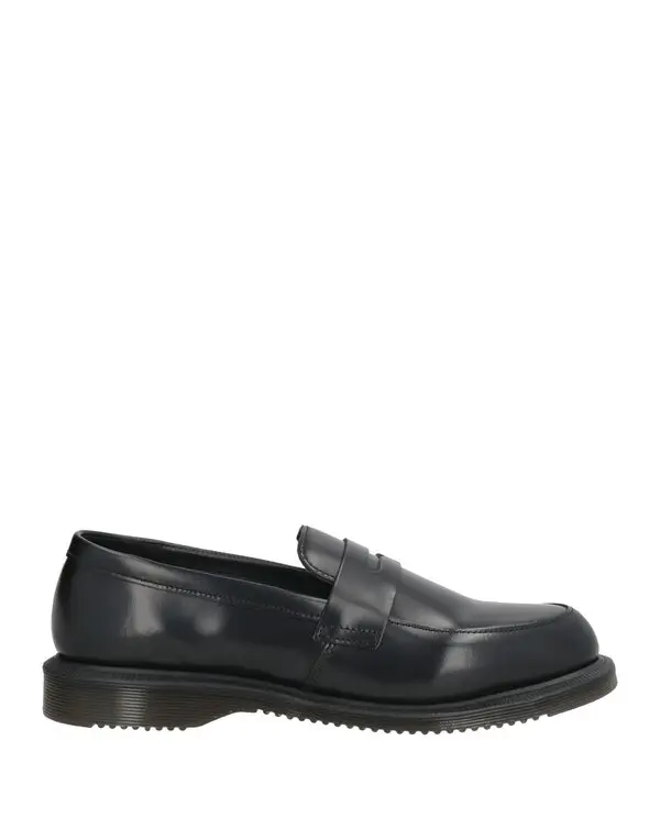 Dr. Martens Temara Polished Smooth Leather Loafers - Black