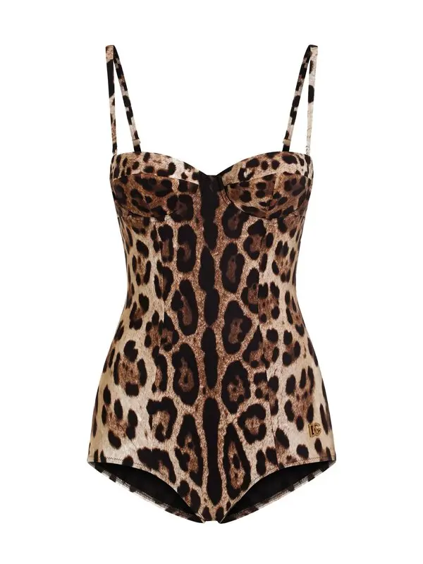 Dolce & Gabbana One-piece Swimsuit - Animalier