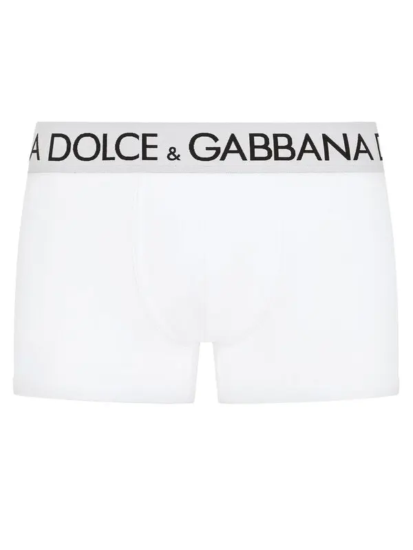 Dolce & Gabbana Regular Fit Boxer Shorts - White