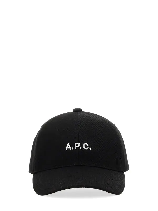 A.p.c. Charlie' Baseball Cap - Black