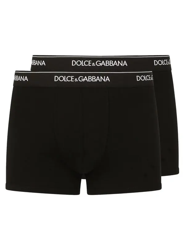 Dolce & Gabbana Bi-pack Boxer Regular - Black