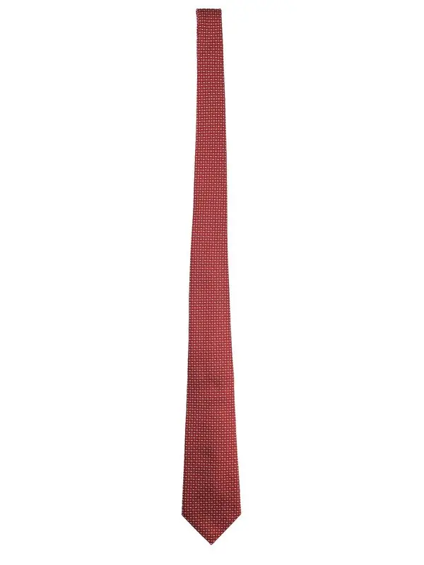 Giorgio Armani Silk Neck Tie - Bordeaux