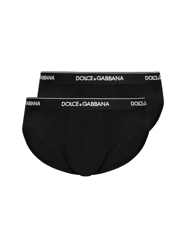 Dolce & Gabbana Bi-pack Briefs "brando - Black