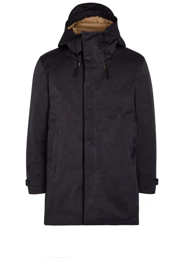 TEN C Quilted Hooded Parka Coat