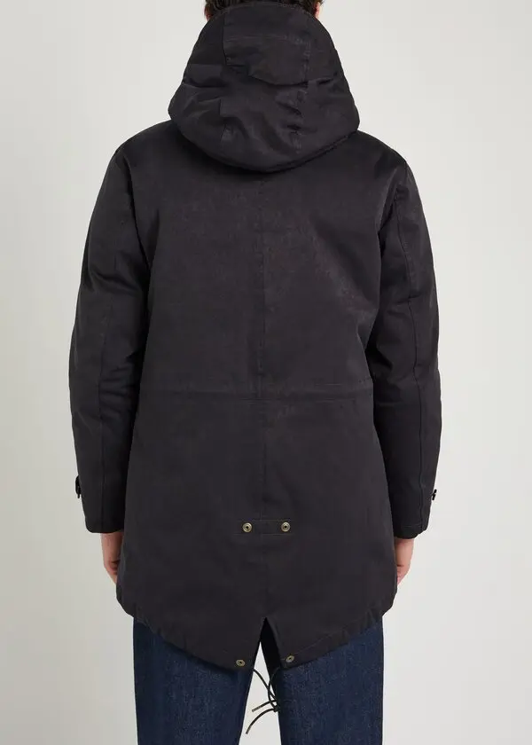 TEN C Quilted Hooded Parka Coat