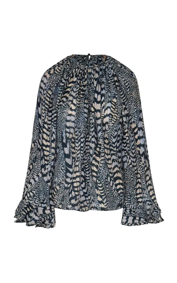 Johanna Ortiz La Bohemia Silk Top - Print