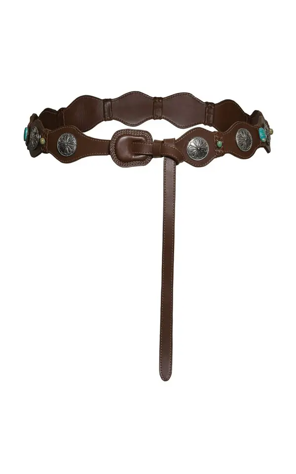 Johanna Ortiz Gaucho Honor Leather Belt - Brown