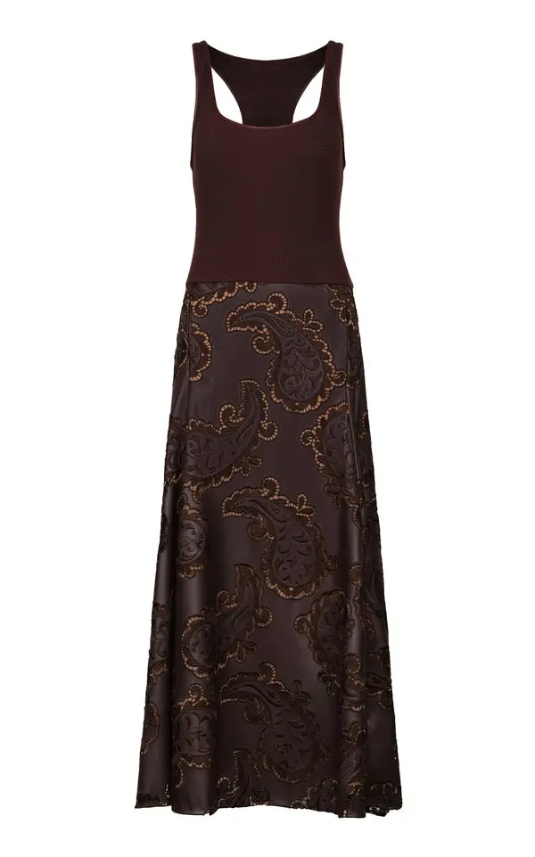 Johanna Ortiz Paisley-printed Maxi Dress - Brown