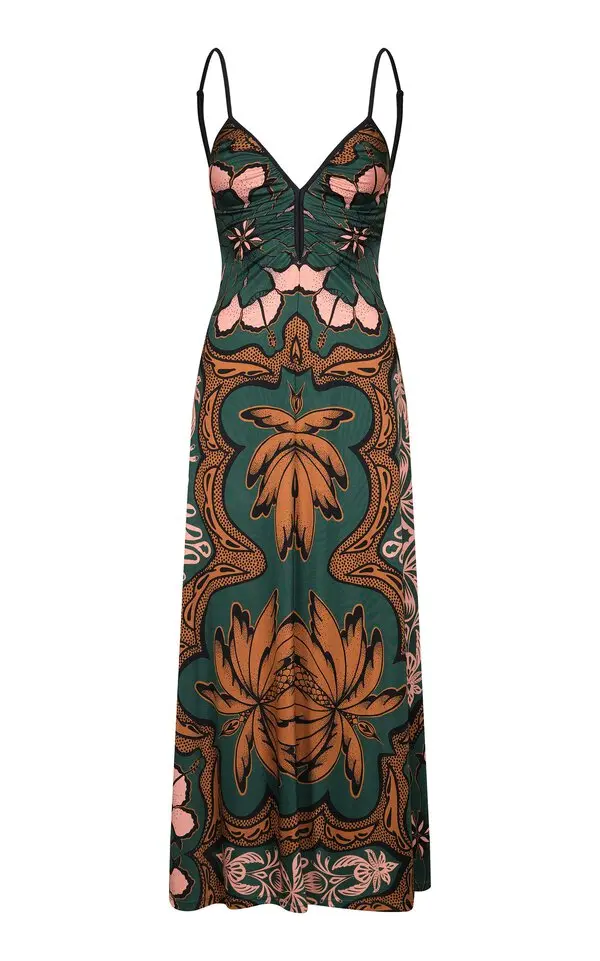 Johanna Ortiz Nuestra Tierra Printed Maxi Dress - Multi