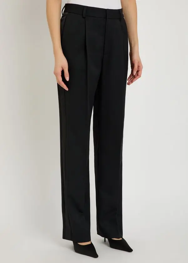 Victoria Beckham Straight-leg Canvas Trousers