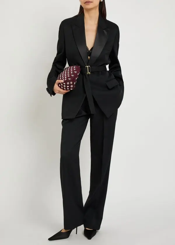 Victoria Beckham Straight-leg Canvas Trousers