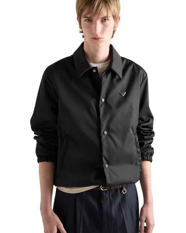 Prada Re-nylon Blouson Jacket - Black