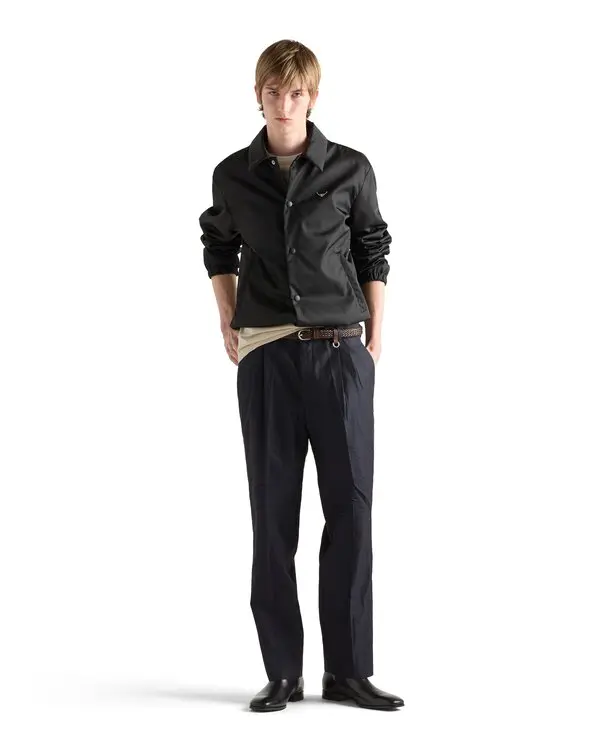 Prada Re-nylon Blouson Jacket - Black