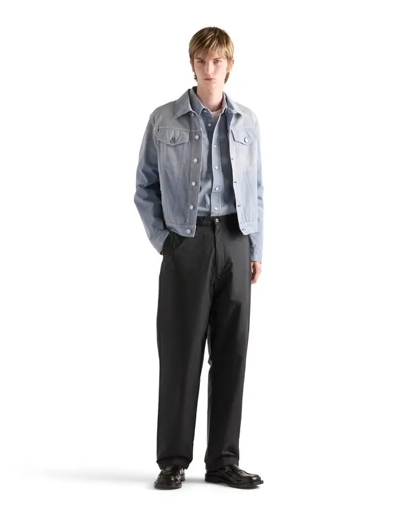 Prada Re-nylon Wide-leg Pants