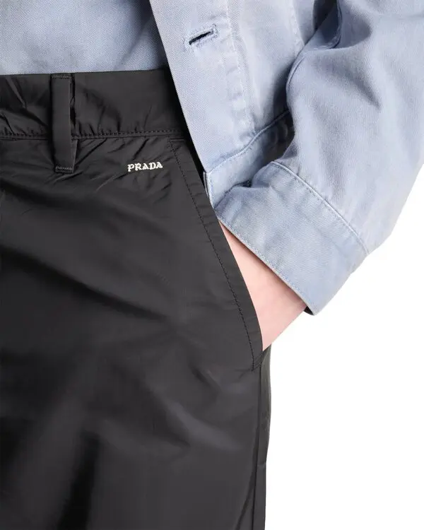 Prada Re-nylon Wide-leg Pants