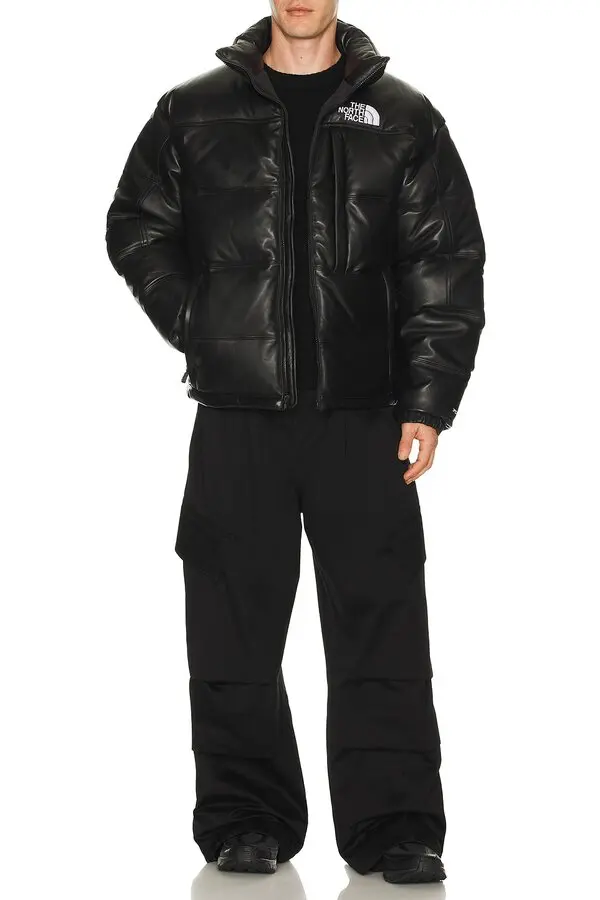 The North Face Leather Summit Jacket - Black | Editorialist