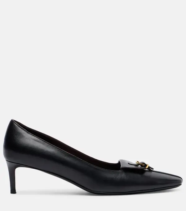 Khaite Celia Pocket 50 Leather Pumps