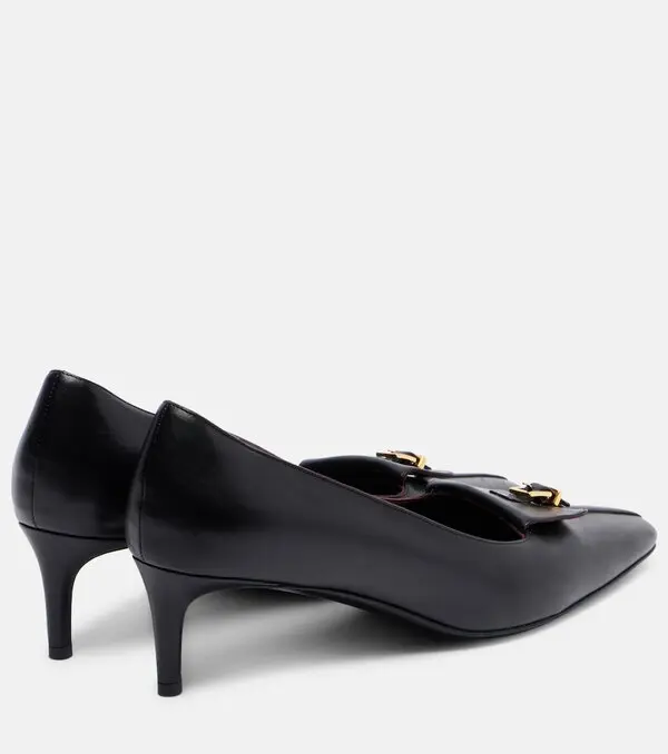 Khaite Celia Leather Pumps