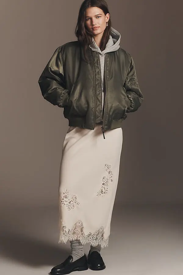 ANINE BING Leon Bomber Jacket - Army