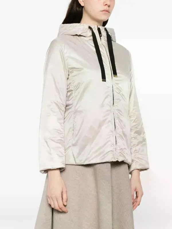 Max Mara The Cube Hooded Puffer Jacket - Neutrals