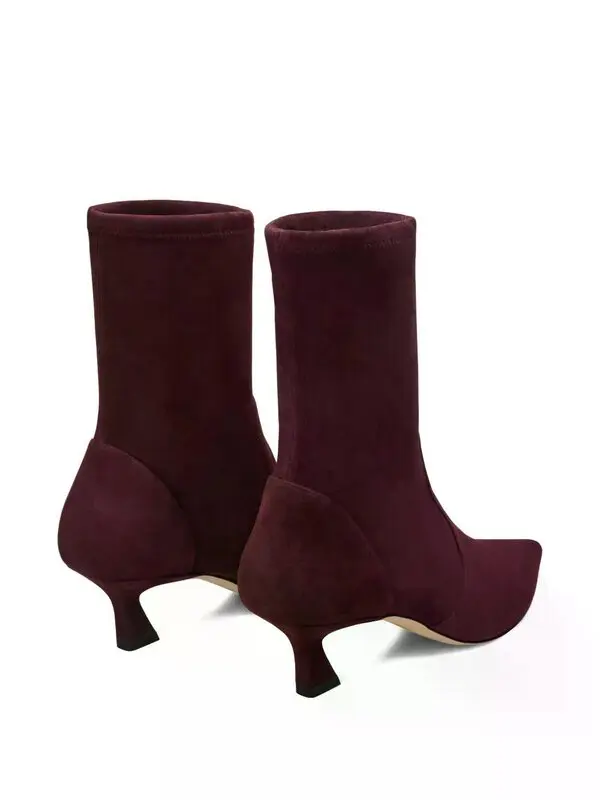 STUART WEITZMAN Vinnie Ankle Boots - Red