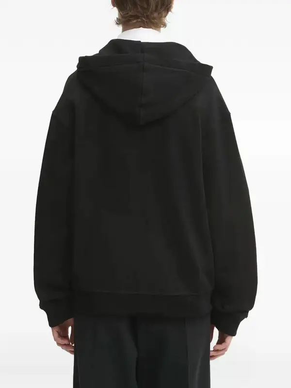 Fiorucci Angels Patch Zip-fastening Hoodie