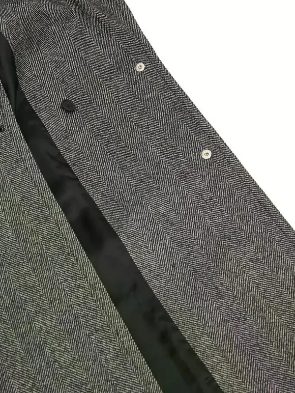 Fiorucci Belted Herringbone Coat