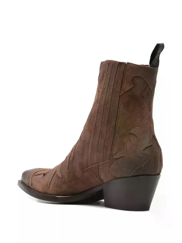 Sartore Embroidered-detail Boots