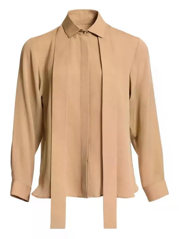 Elie Saab Silk Shirt - Neutrals