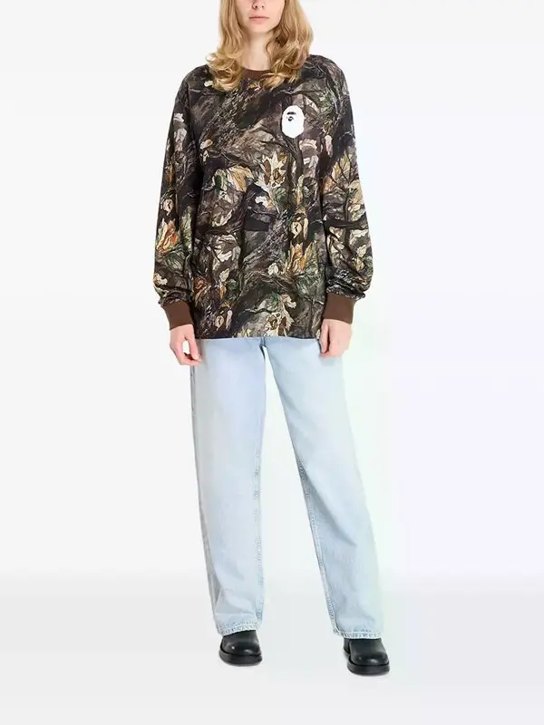 A BATHING APE Long-sleeve T-shirt - Brown