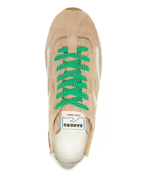 Sandro Light Wave Suede Sneakers