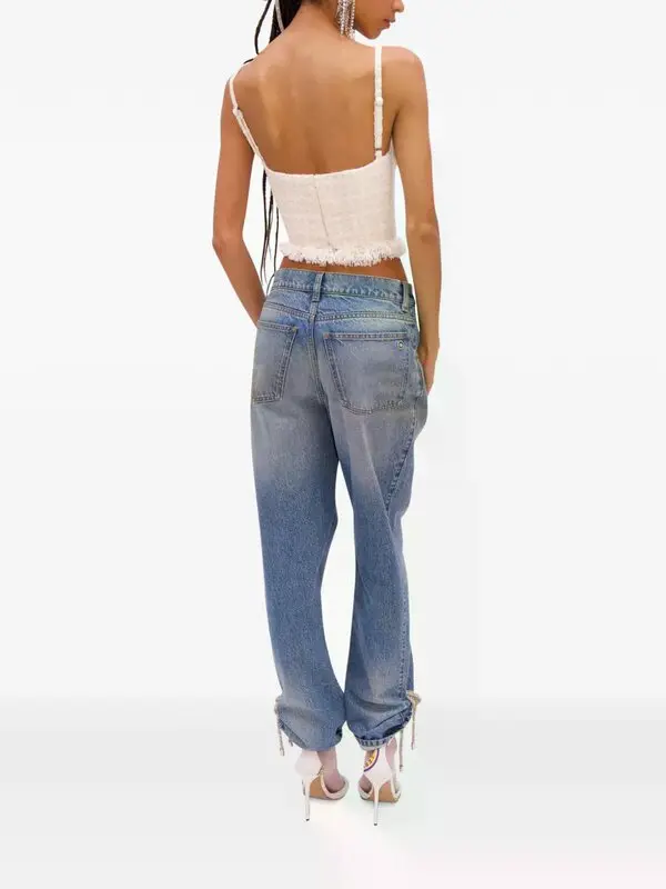 AREA Tweed-texture Top